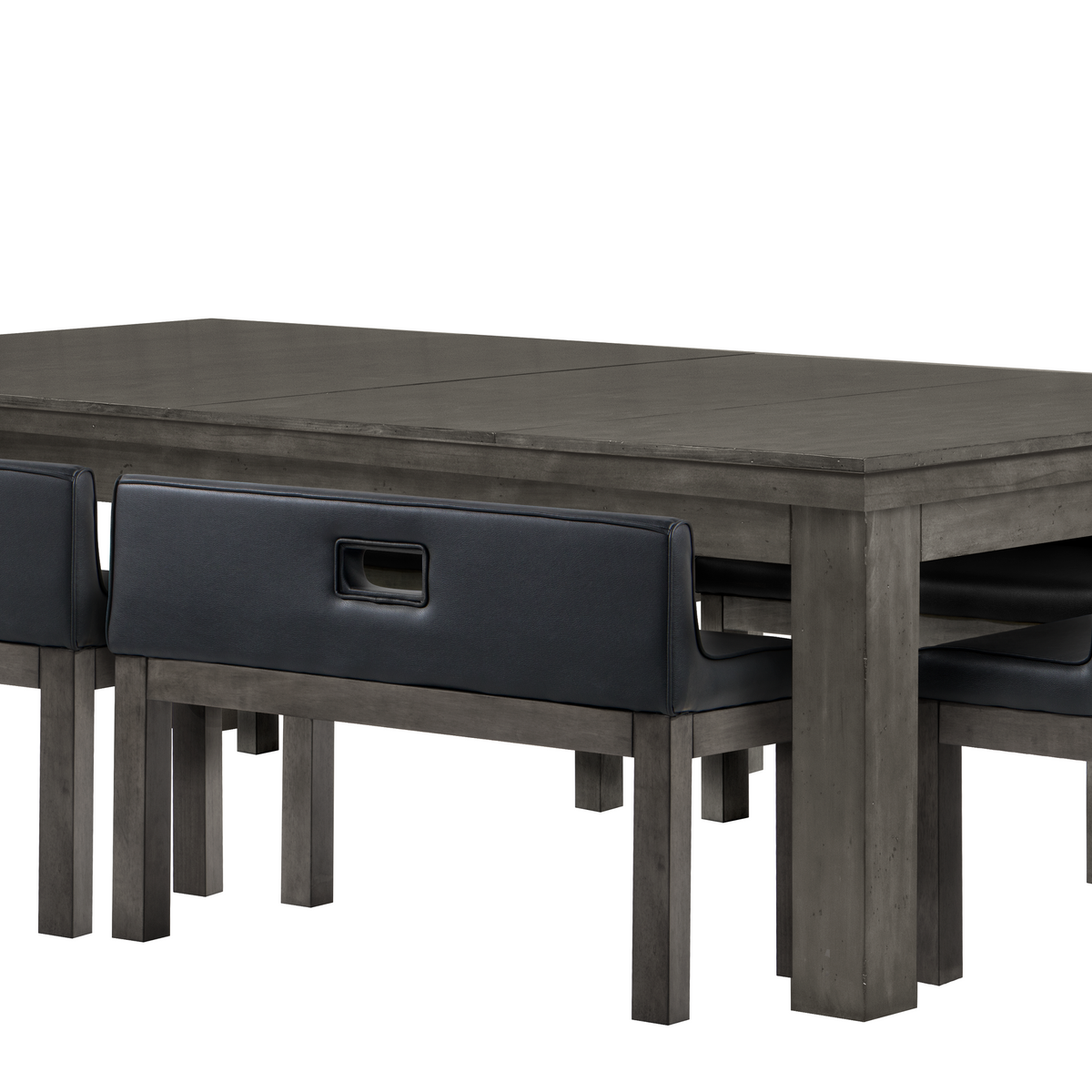 Baylor Backed Dining Bench – Chesapeake Billiards
