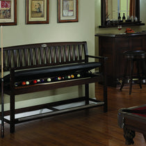 Legacy Billiards Classic Backed Storage Bench – Chesapeake Billiards