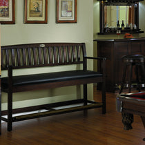 Legacy Billiards Classic Backed Storage Bench – Chesapeake Billiards